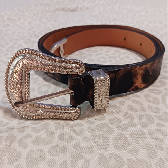 No Boundaries | Accessories | Leopard Print Western Belt | Poshmark